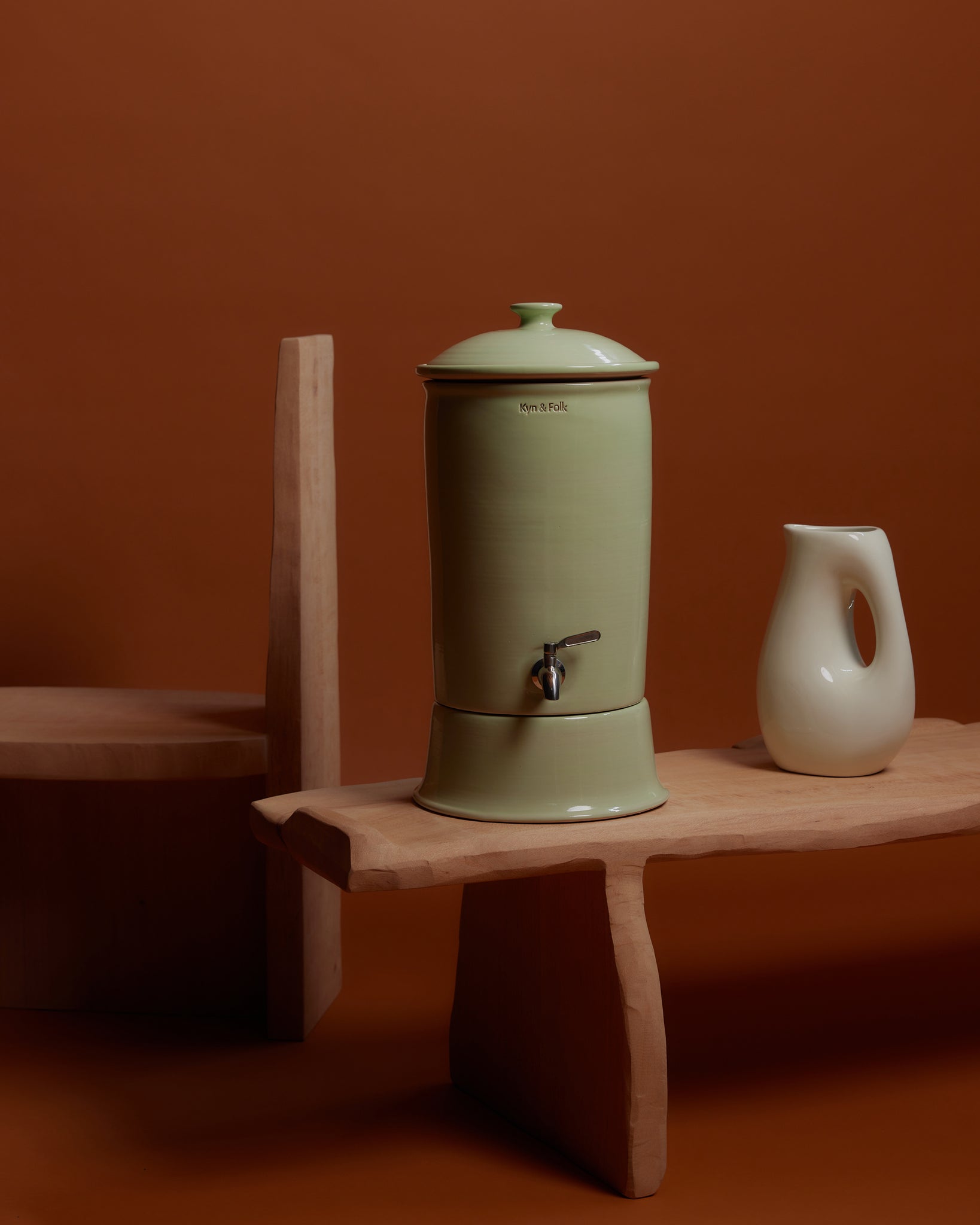 Benchtop Ceramic Water Filter - Pistachio– Kyn & Folk